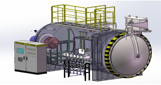 1000MM *1500MM Carbon Fiber Autoclave Industrial Autoclave Machine CE Mark
