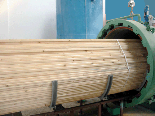 Saturated Steam Wood Chemical Autoclave For Wood Treatment With CCA Fluid