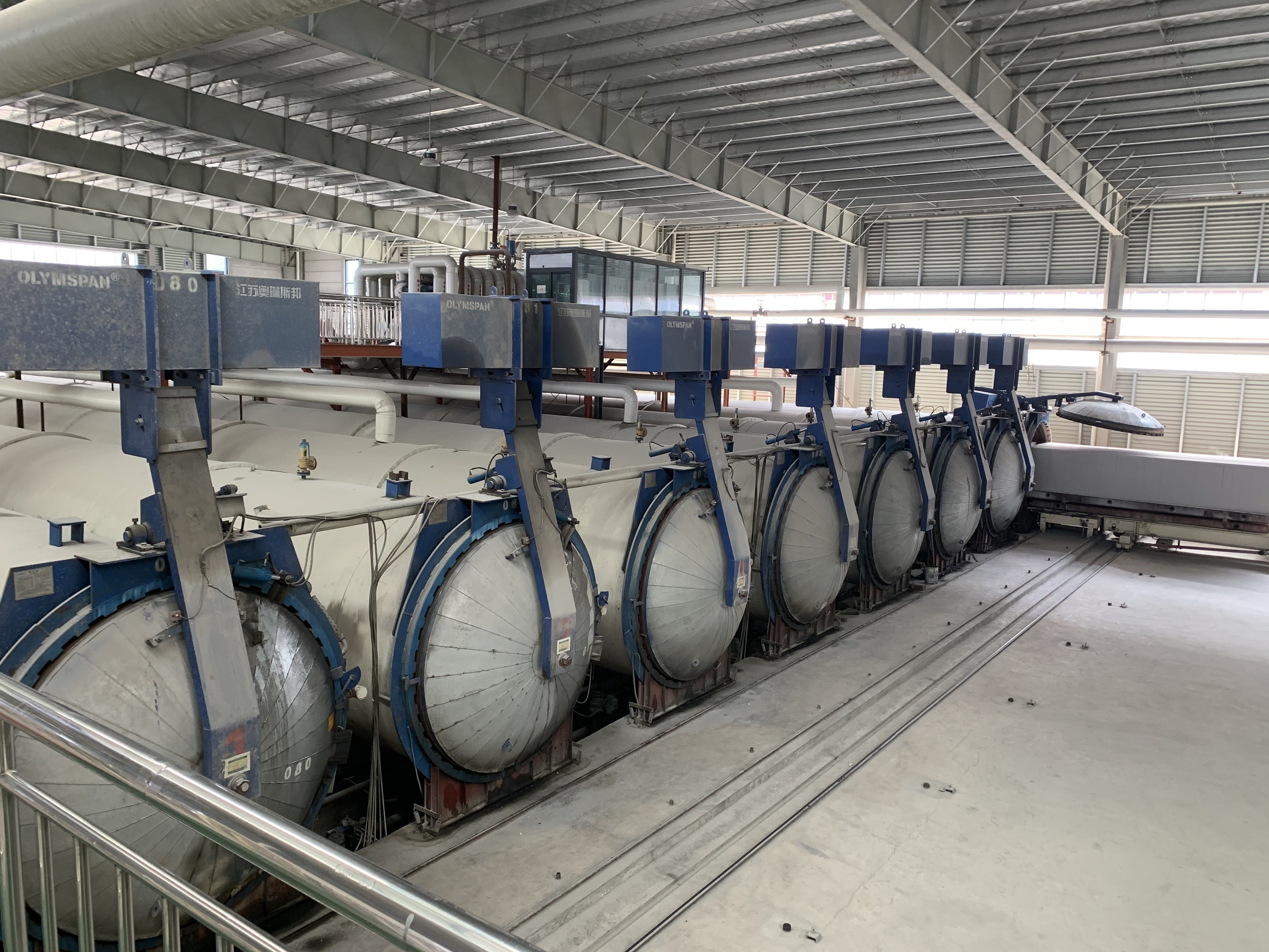 High Pressure Automatic AAC Autoclave / AAC Block Plant 1.6m For ...