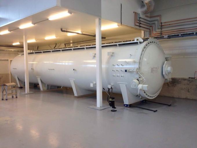 Industrial Vulcanizing Autoclave With Hydraulic Cylinder And Safety ...